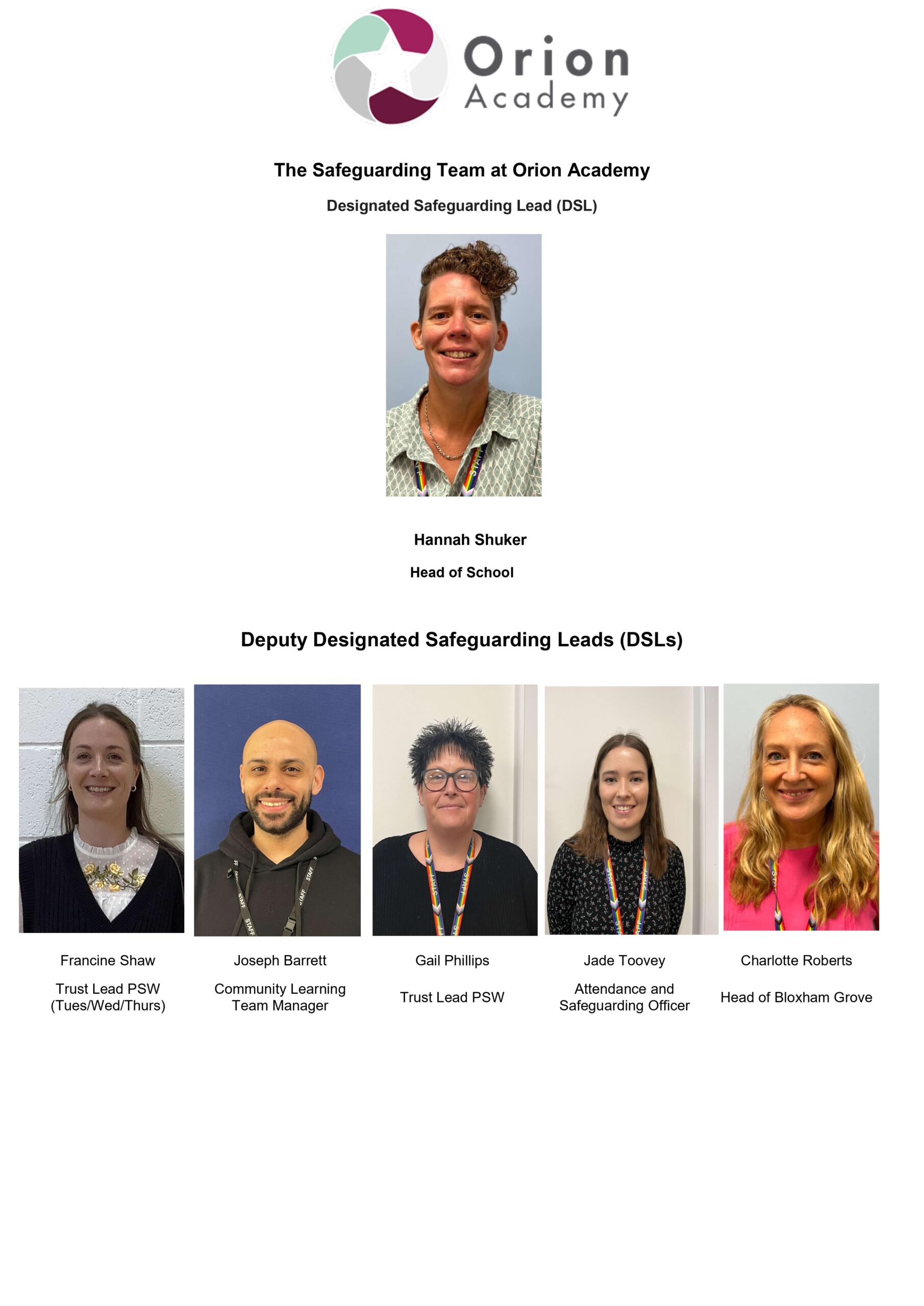 Safeguarding - Orion Academy